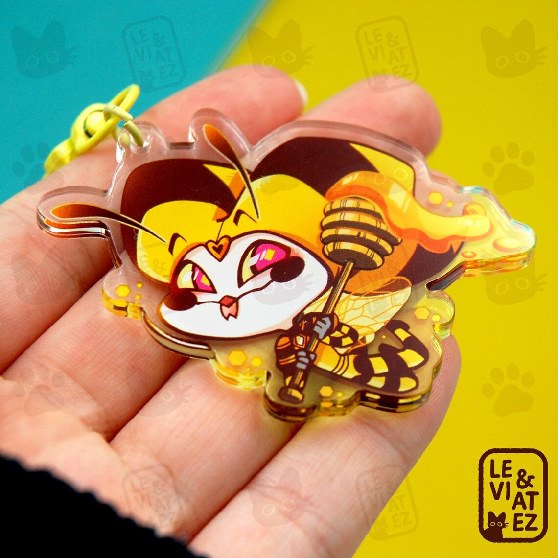 Bee Keychains - Fizzarolli/octavia/angel Dust/stolas/asmodeus/blitz ...