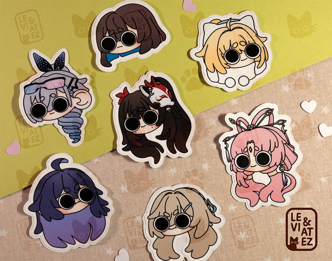 Honkai Star Rail Quantum Characters Vinyl Stickers - Etsy