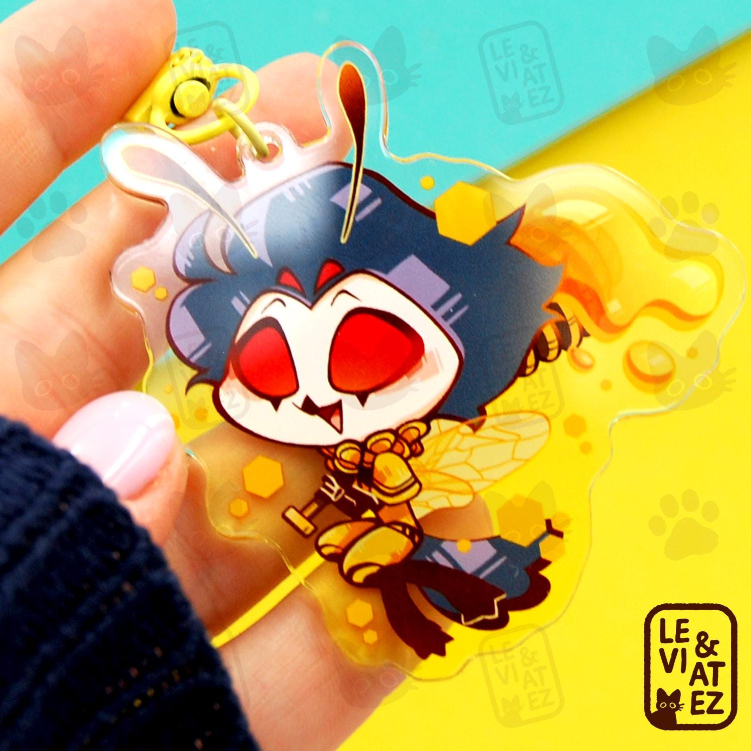 Bee Keychains - Fizzarolli/octavia/angel Dust/stolas/asmodeus/blitz ...