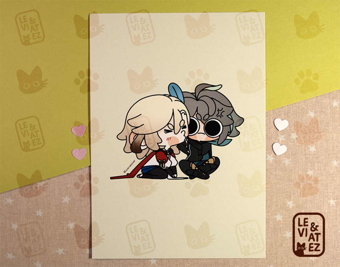 Genshin Impact Art Print Post Card Cynari, Kavetham - Etsy