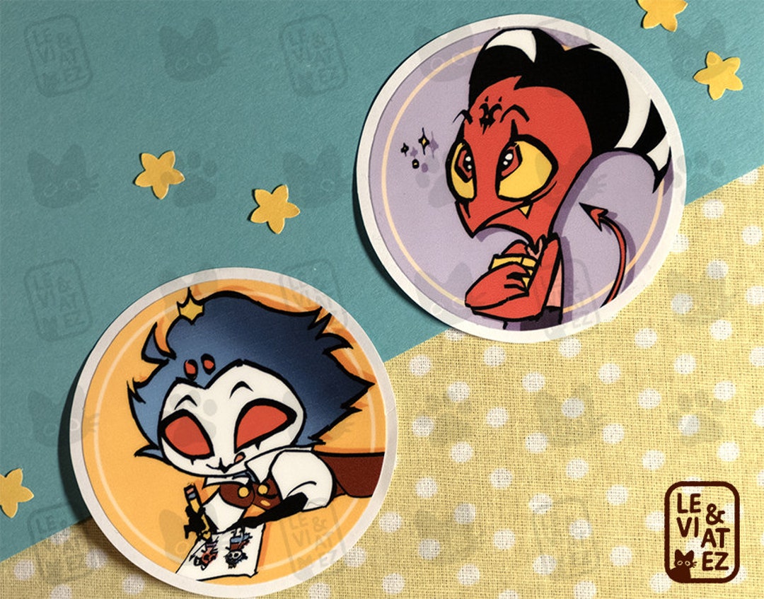 Small Stolas/blitzo Helluva Boss Stickers - Etsy