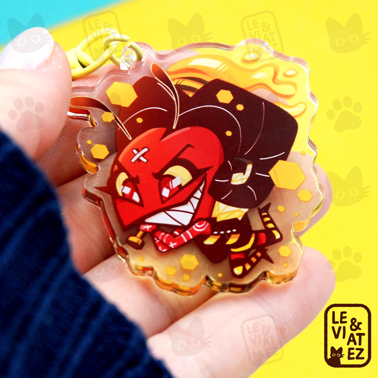 Bee Keychains - Fizzarolli/octavia/angel Dust/stolas/asmodeus/blitz ...