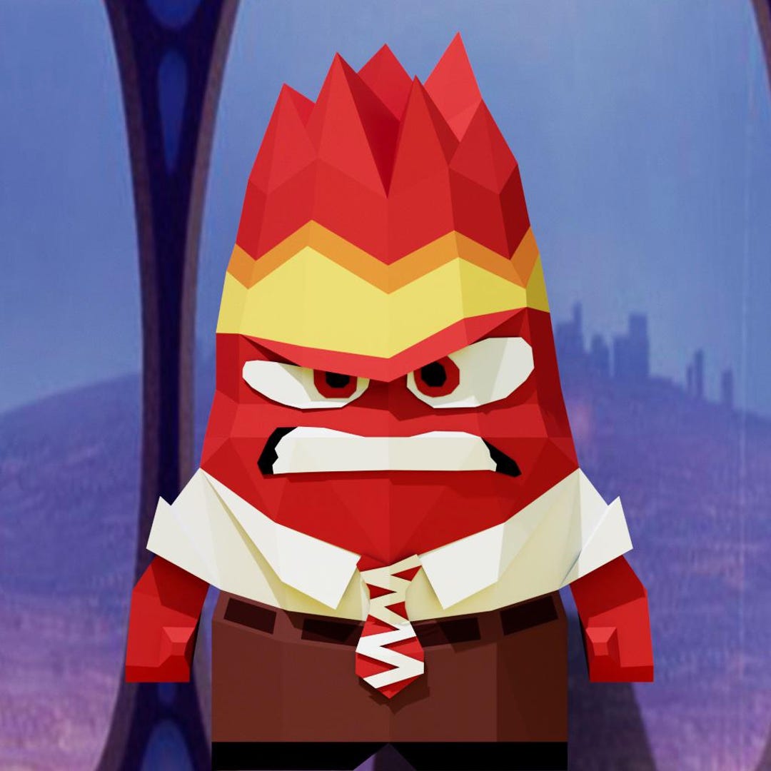 Papercraft Fury Anger PDF, DXF and SVG - Etsy Canada