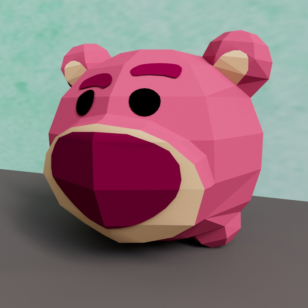 Papercraft Lotso Tsum Tsum Full Body - Etsy