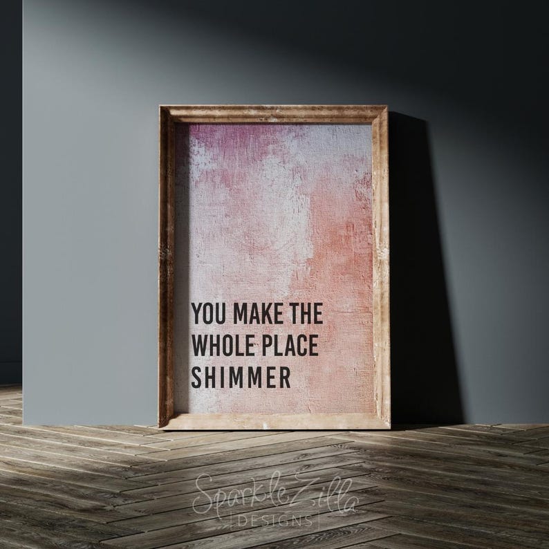 You Make the Whole Place Shimmer Wall Art | Bejeweled | Midnights ...
