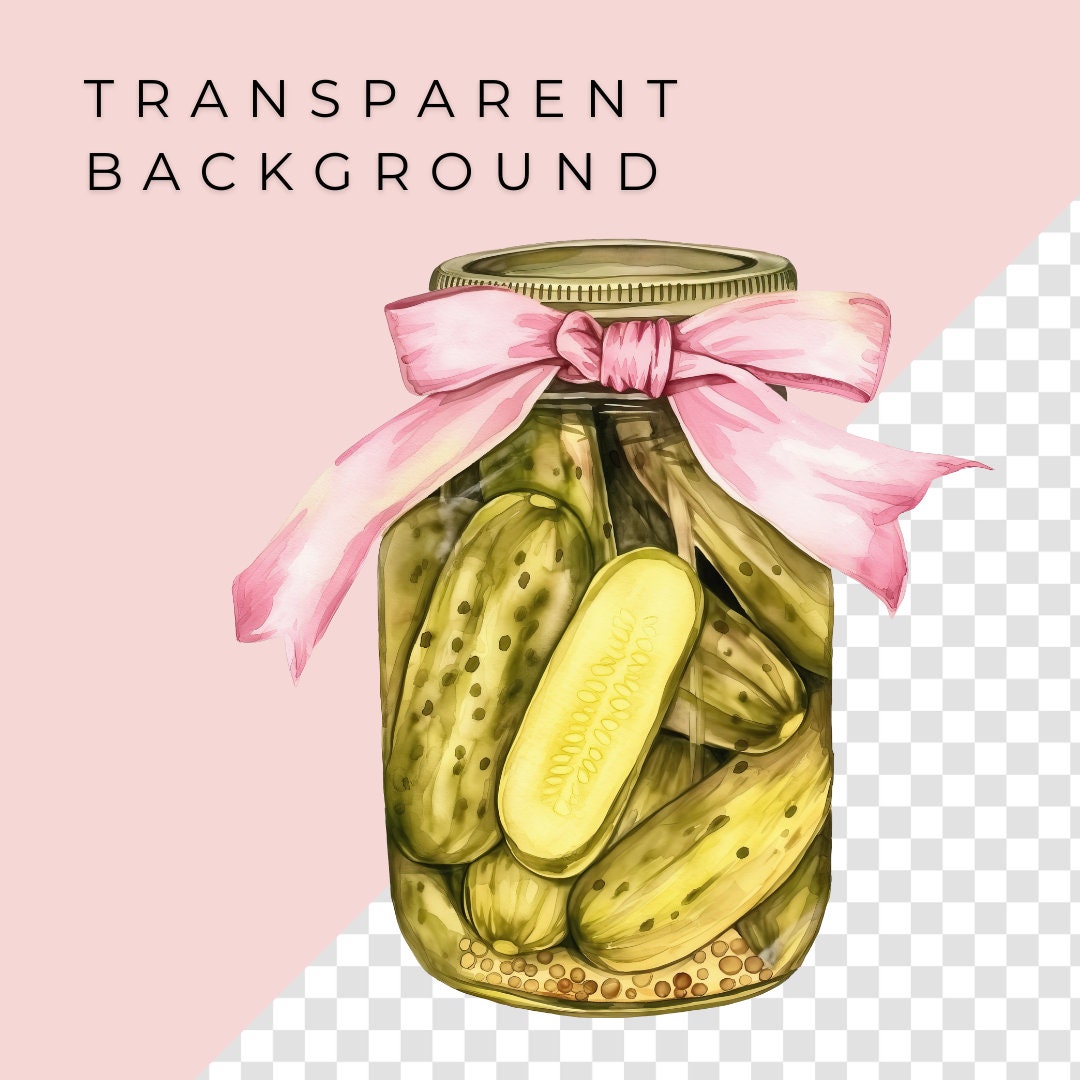 Coquette Pink Bow Soft Girl | Pickle Jar Png | Coquette Pickle Png ...