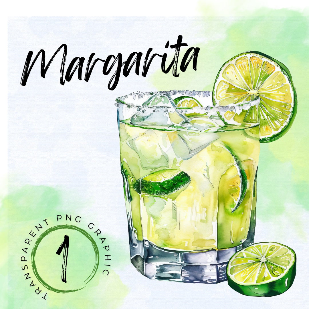 Watercolor Margarita Png | Tequila Png | Midnight Margaritas Png | Cinco De Mayo Png | Drink ...