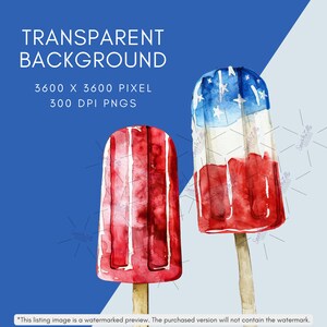 Patriotic Popsicle Clipart | Ice Cream Svg | for Commercial Use ...