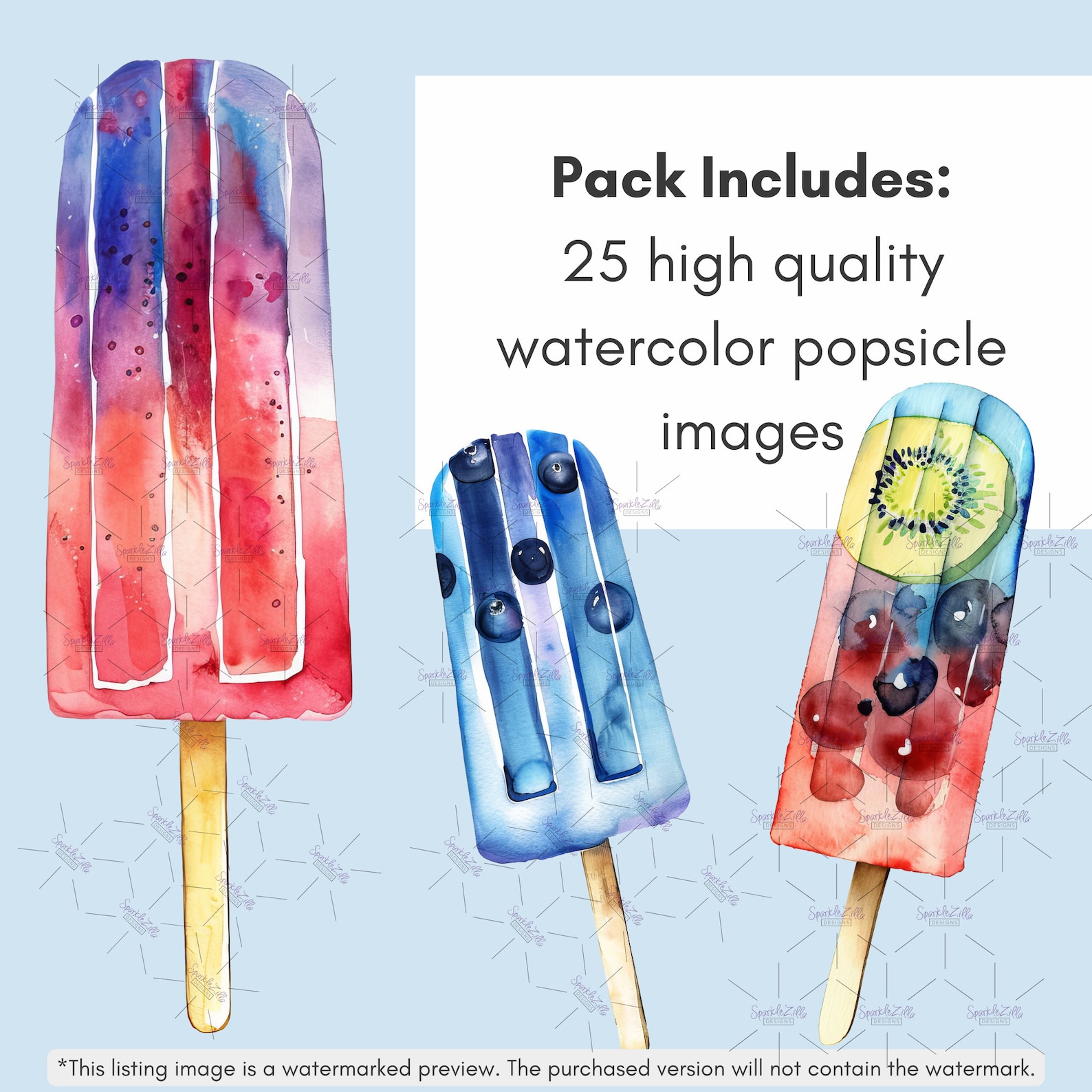 25 PNG Summer Fruit Popsicle Clipart | Frozen Popsicle Clipart PNG ...