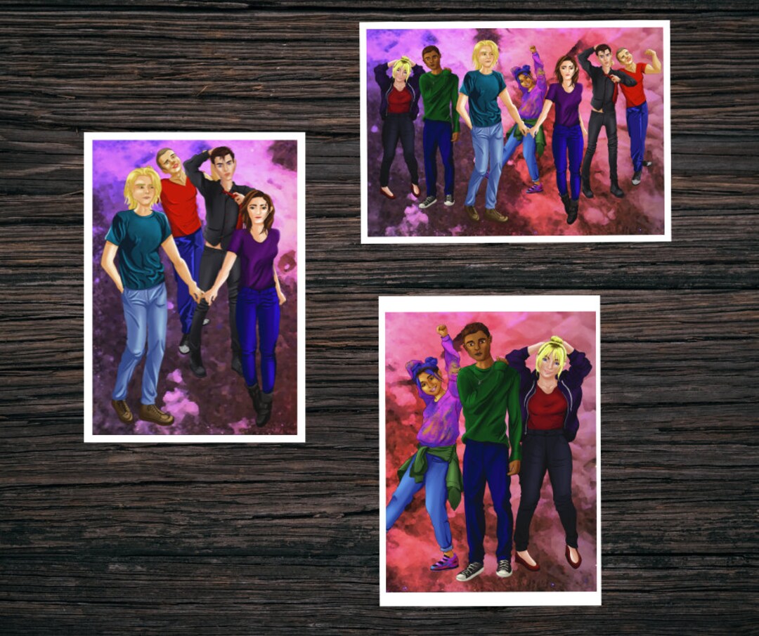 Set of 3 5x3.5" Prints for Fallen Foes - Etsy