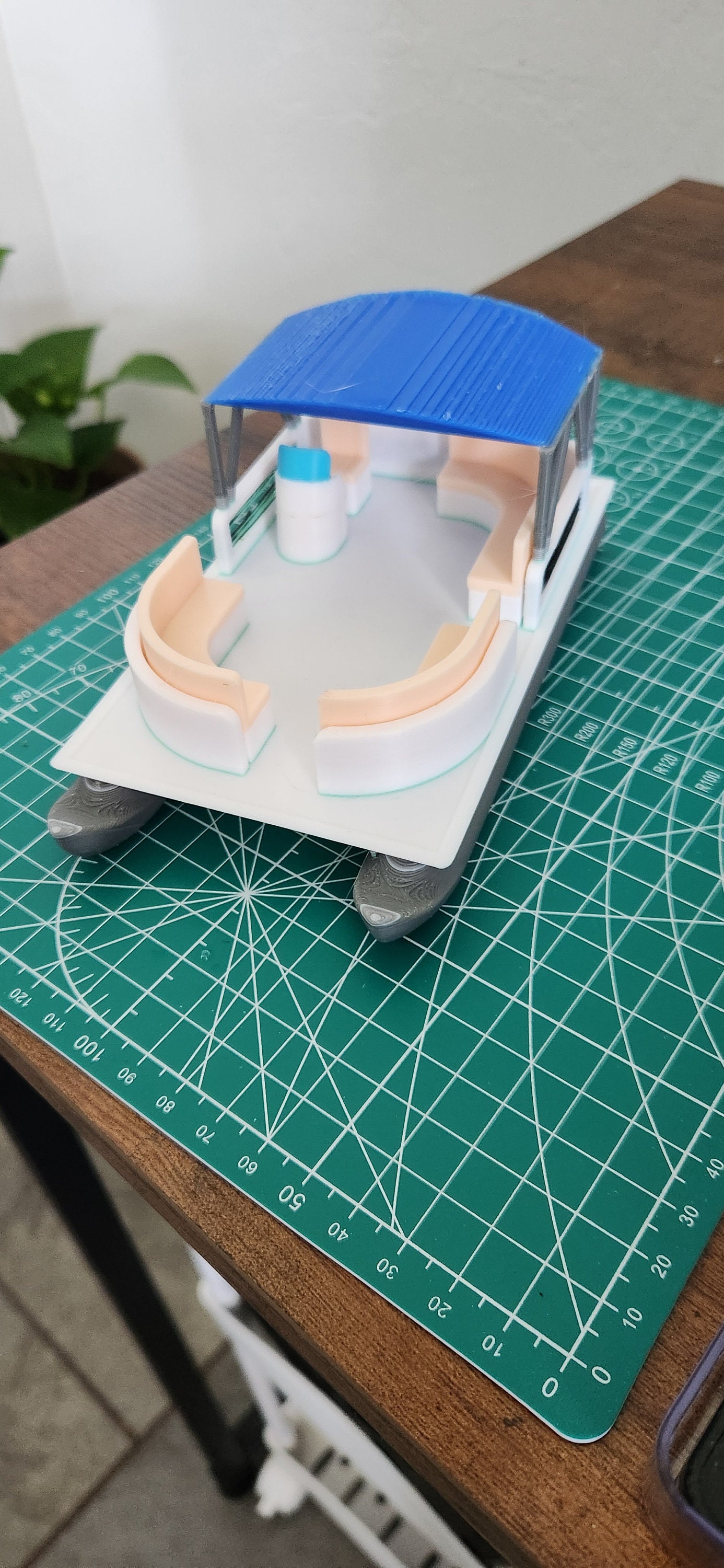 Pontoon Boat Model - Etsy
