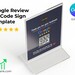 Review QR Code Sign, Google Review Sign, Ask for Review QR Code Canva ...