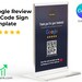 Review QR Code Sign, Google Review Sign, Ask for Review QR Code Canva ...