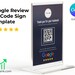 Review QR Code Sign, Google Review Sign, Ask for Review QR Code Canva ...