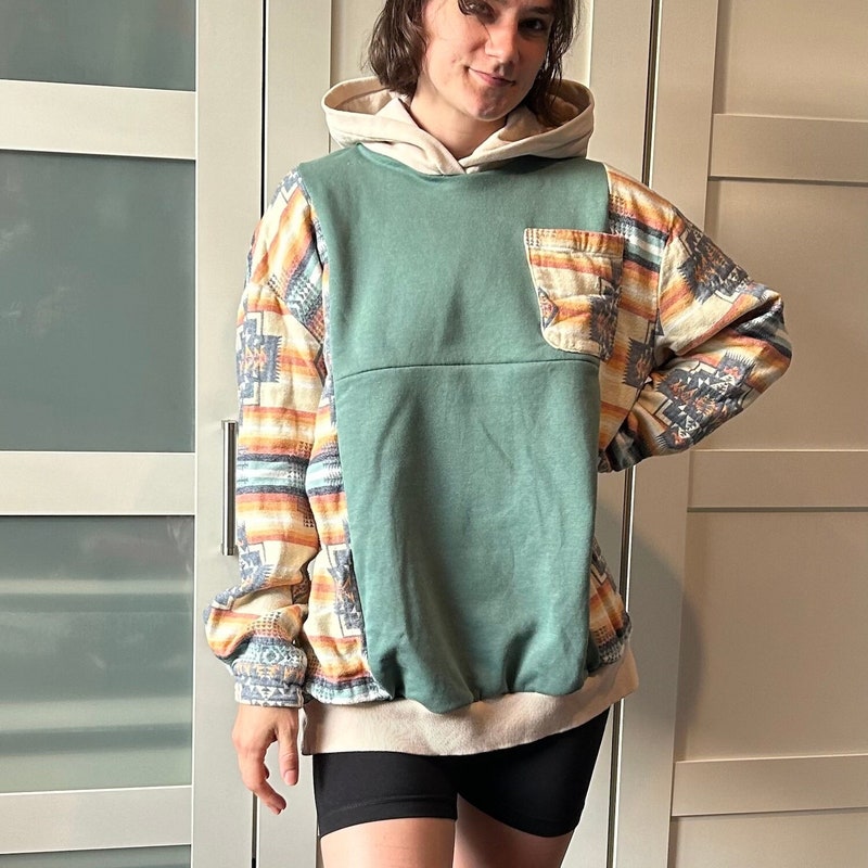 Patchwork Hoodies - Etsy