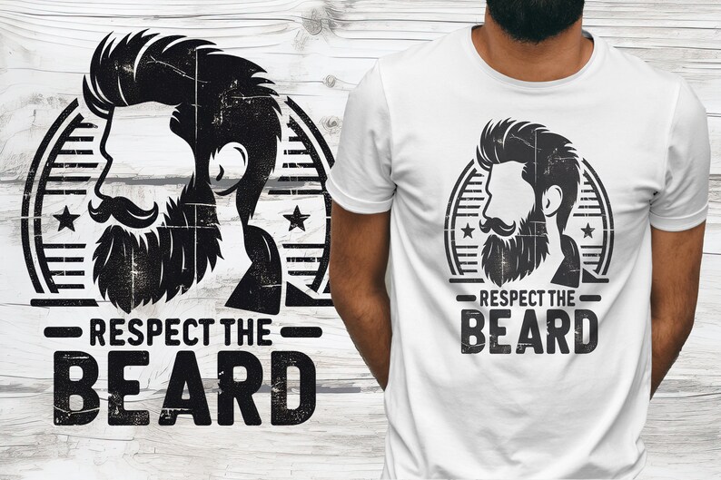 Respect the Beard - Sublimation PNG Digital Download for Photo Graphic ...