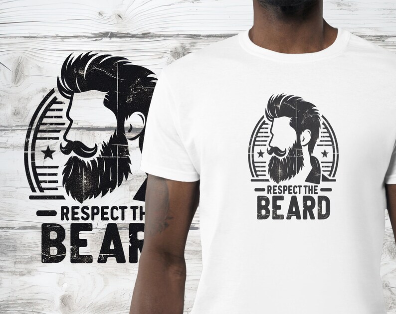 Respect the Beard - Sublimation PNG Digital Download for Photo Graphic ...