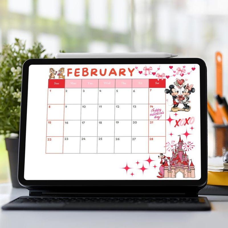 2026 Mickey Mouse Calendar - Etsy