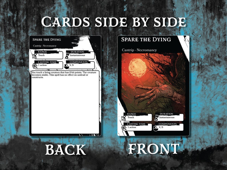 Dnd Spell Cards | Artificer | Dungeons and Dragons 5e | D&d Spellbook ...