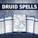 Dnd Druid Spell Cards | Dnd Spellbook | D&D Printable | Dungeons and ...
