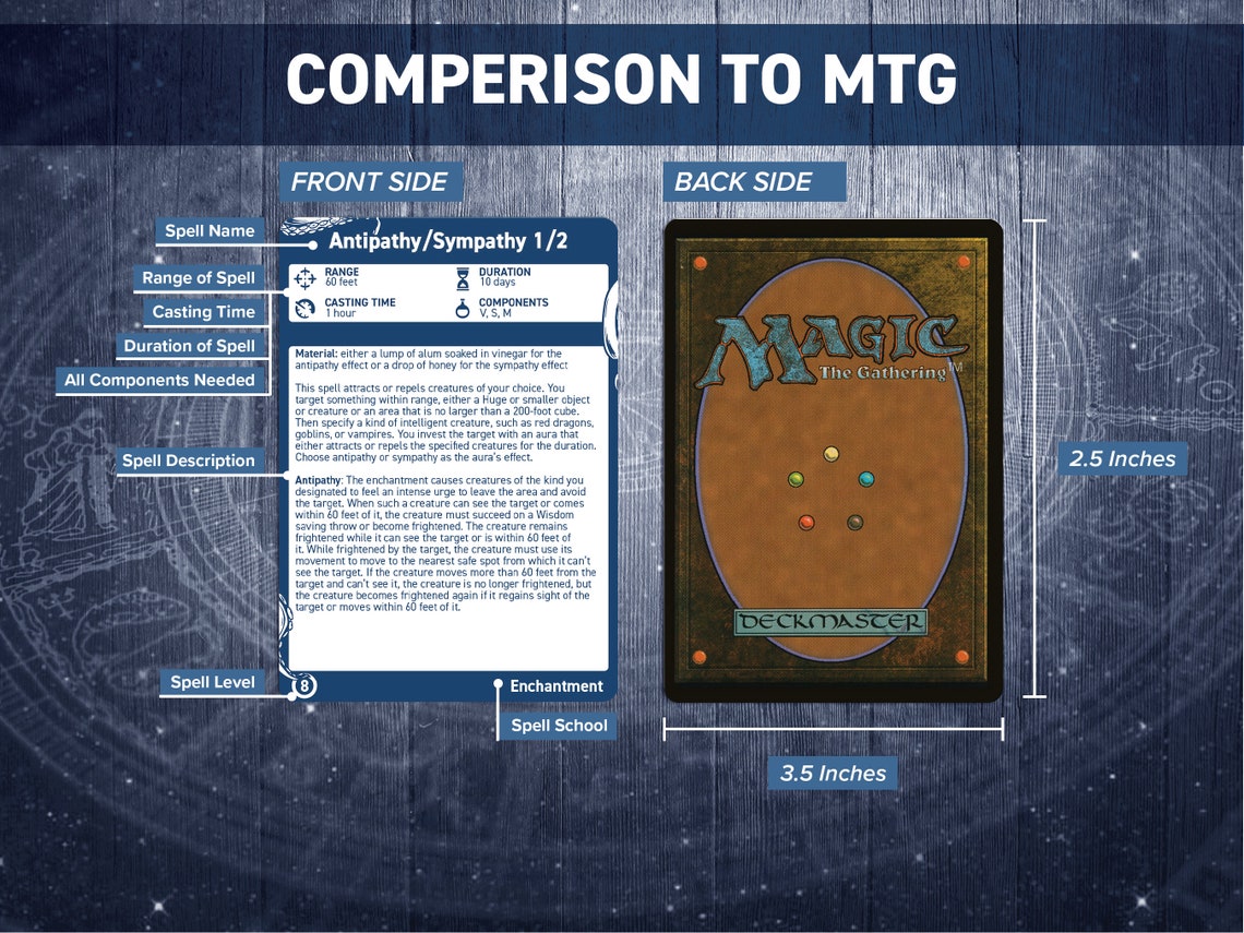 Dnd Cleric Spell Cards | Dnd Spellbook | D&D Printable | Dungeons and ...