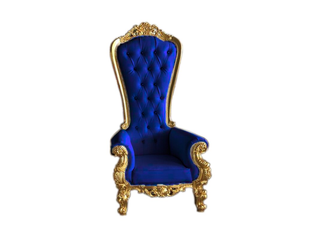 Opulent High-back Gold Throne Chair - Etsy