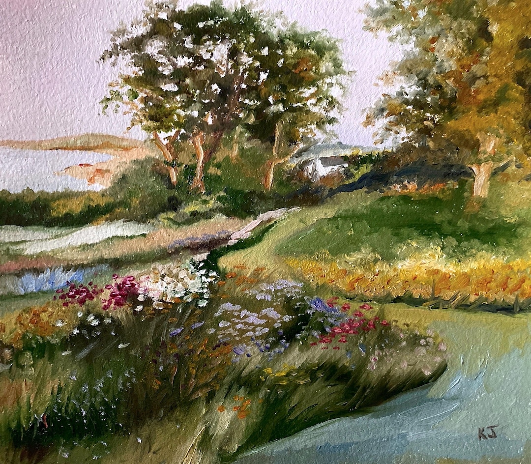 Golden Hour - Reproduction of My Original Oil Painting - Etsy