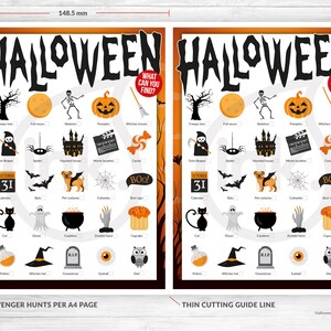 Halloween Scavenger Hunt - Etsy