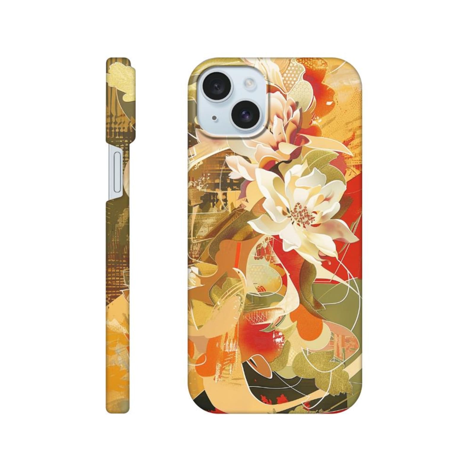 2000s Flower Design Slim Case - Etsy