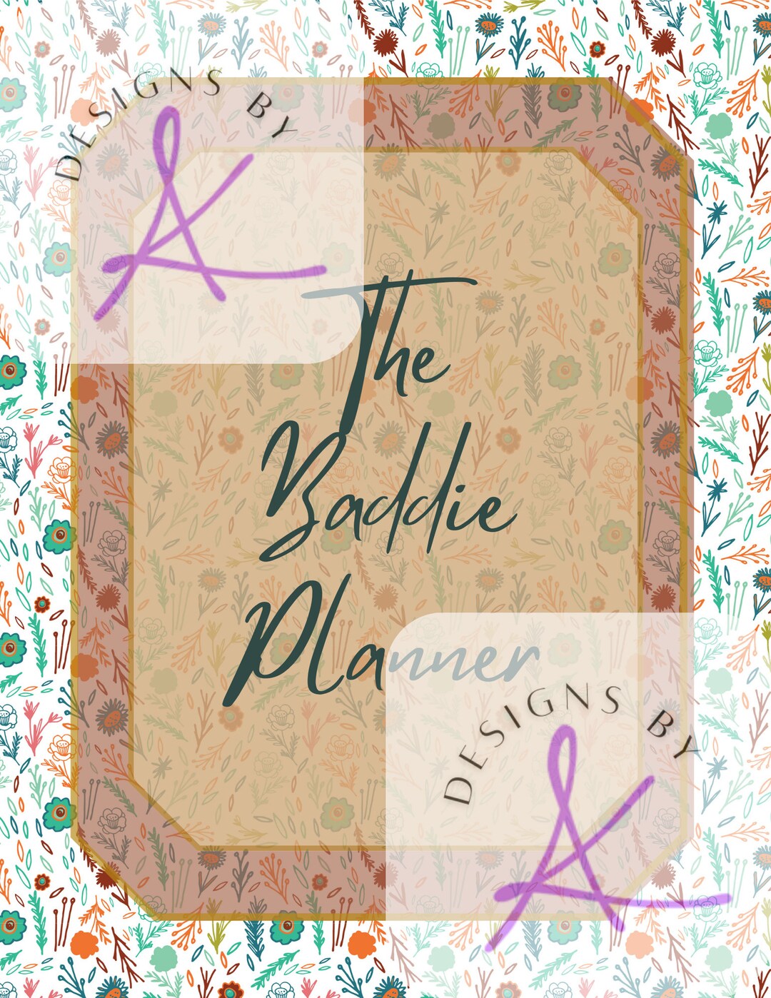 The Baddie Planner, Daily Weekly Monthly, Self-care Fitness Budgeting ...