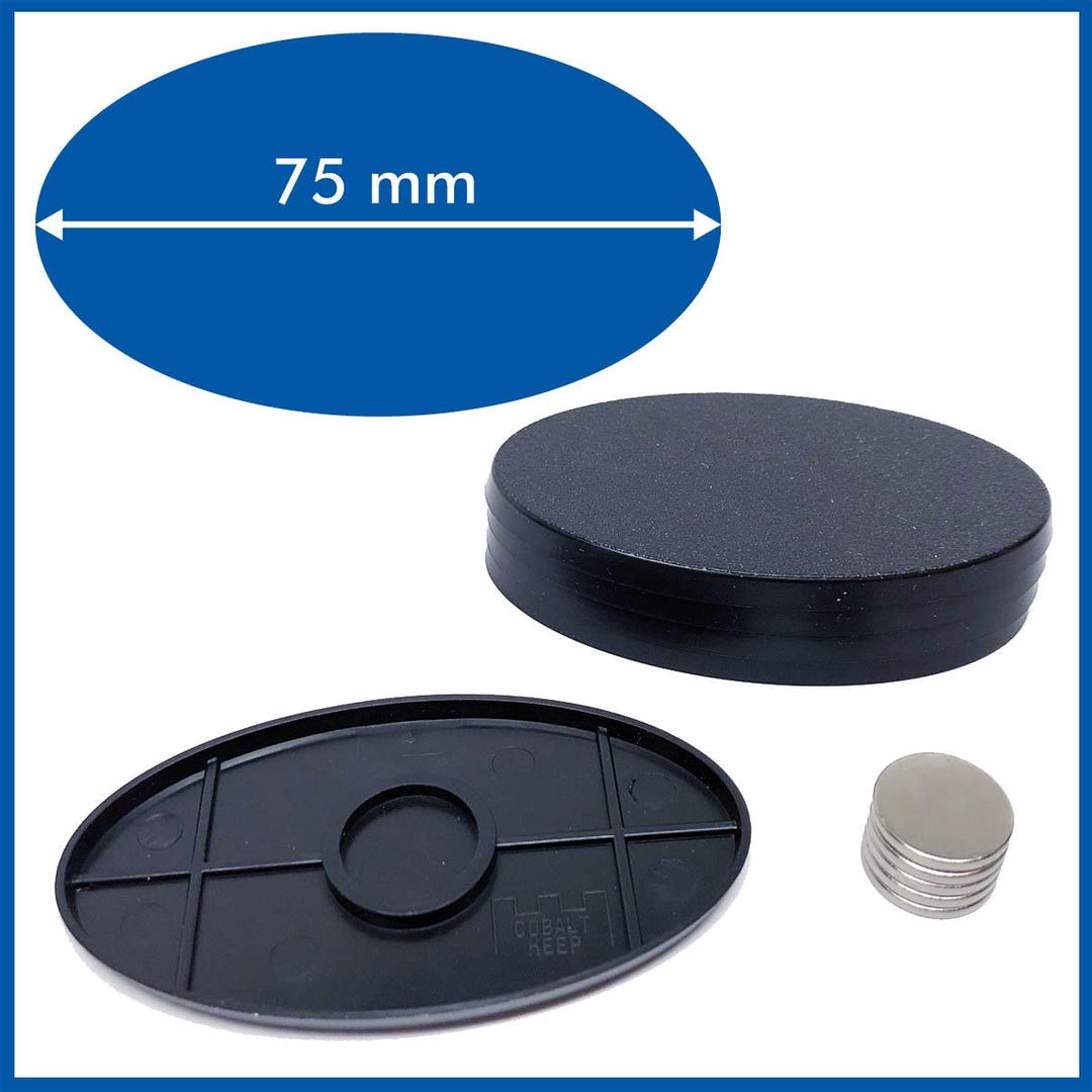 Oval 75mm Base - ( Magnets Included ) - 5 Pack - Etsy