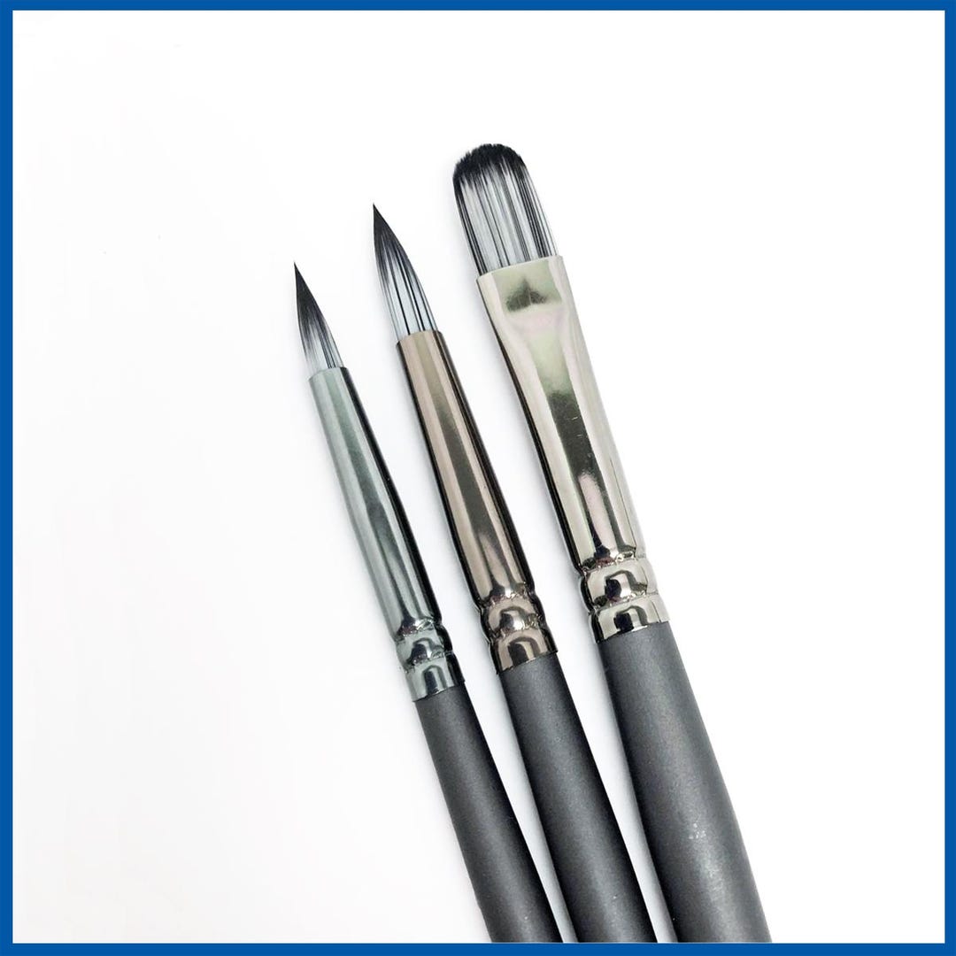 Layer and Shade Brush Set - 3 Brushes of Different Size - Etsy
