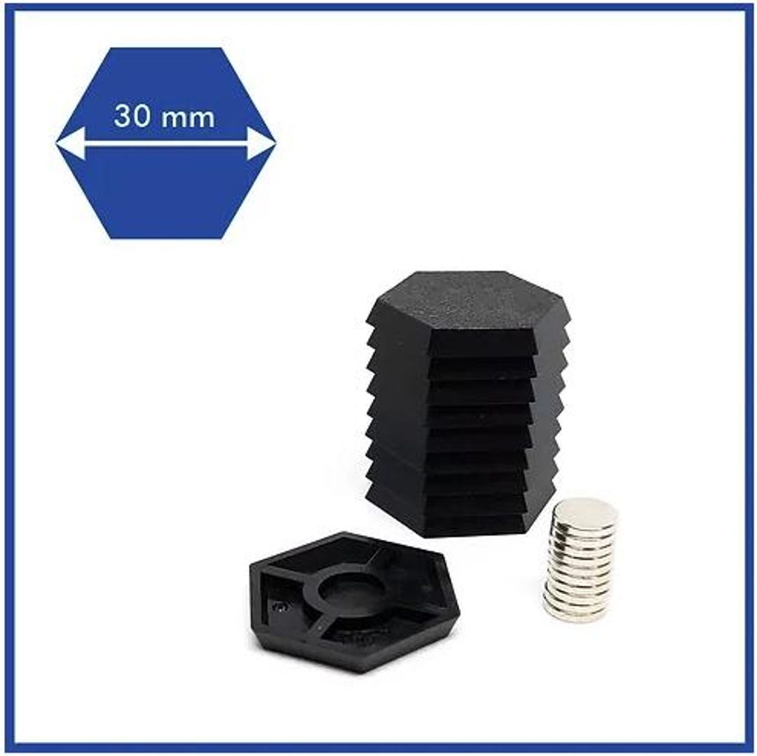 Hexagon 30mm Base - ( Magnets Included ) - 10 Pack - Etsy