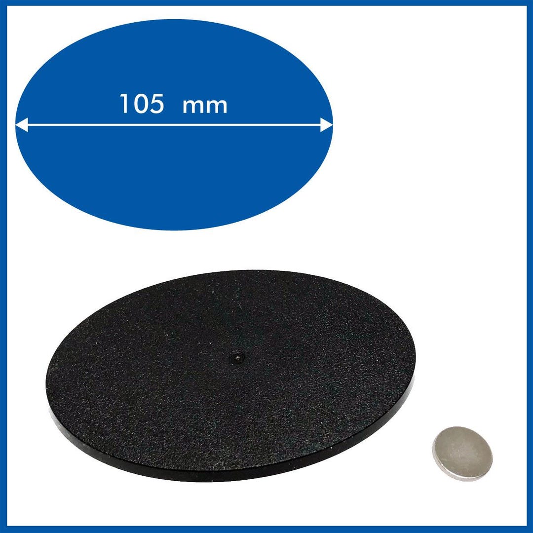 Oval 105mm Base- ( Magnets Included ) - 1 Pack - Etsy