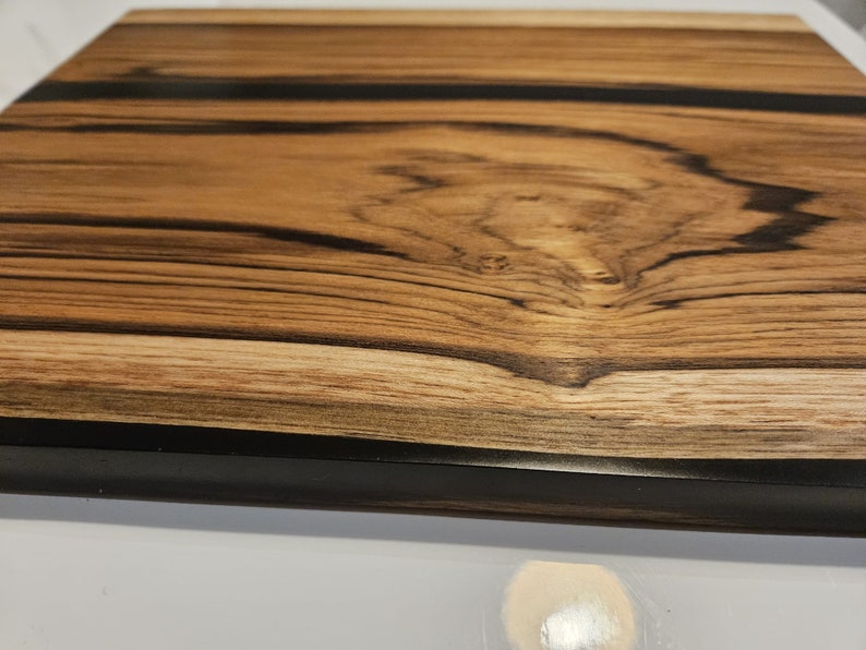 Teak & Epoxy Resin Chopping Board - Etsy UK