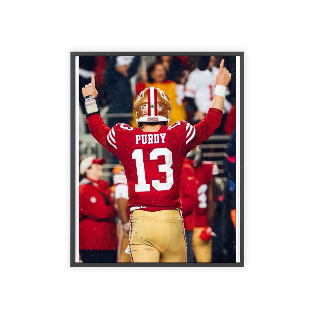 Brock Purdy Celebration Poster - Etsy