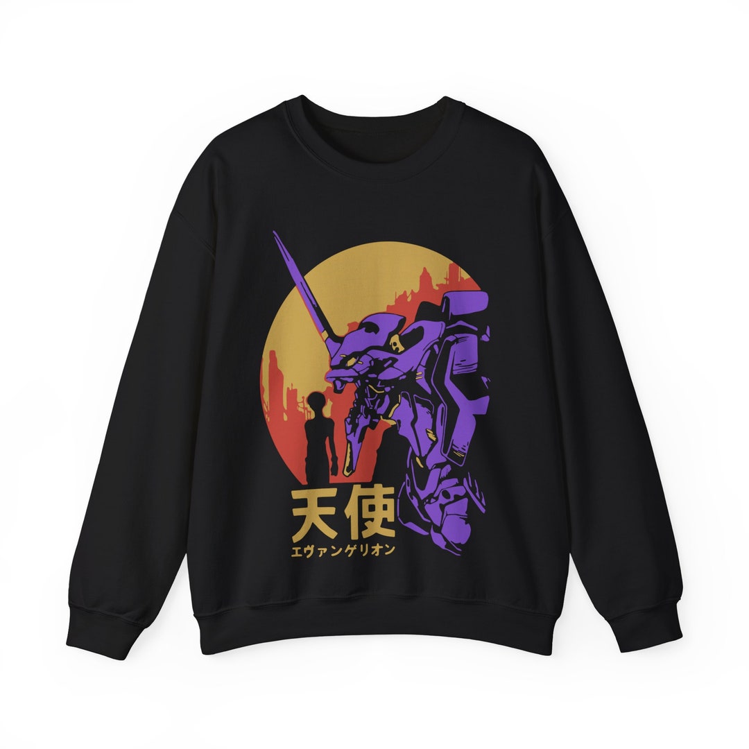 Neon Genesis Evangelion Retro Vintage Unisex Heavy Blend™ Crewneck ...