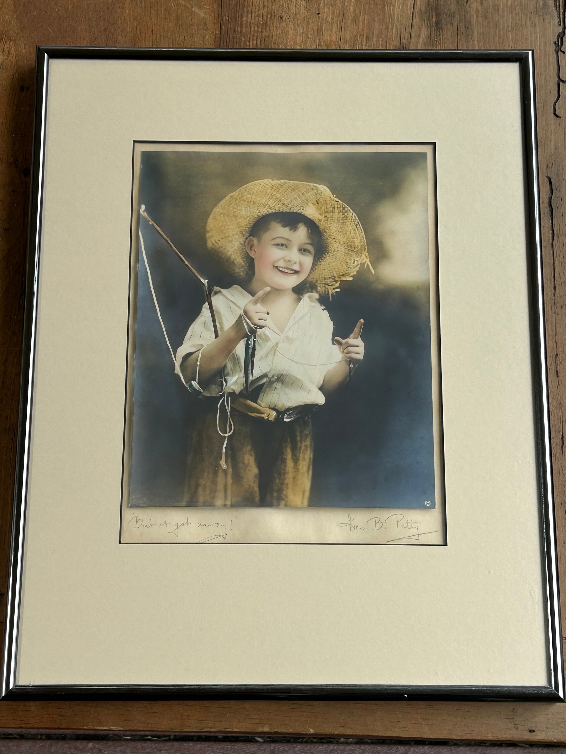 Reeling in Emotion: "but It Got Away!" by George B. Petty (c. 1910) - Etsy