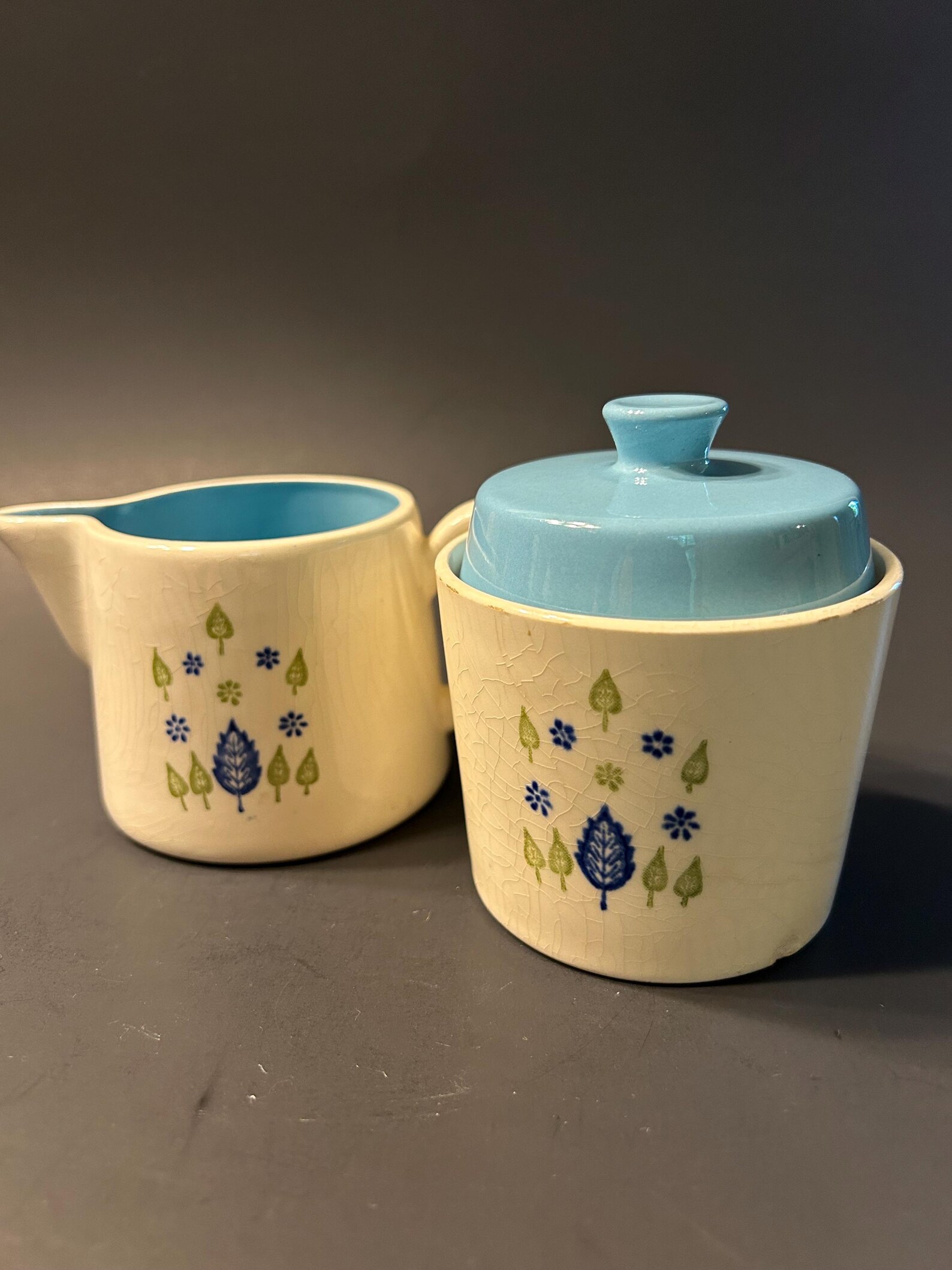 Swiss Alpine Sugar Bowl and Creamer by Marcrest - Etsy