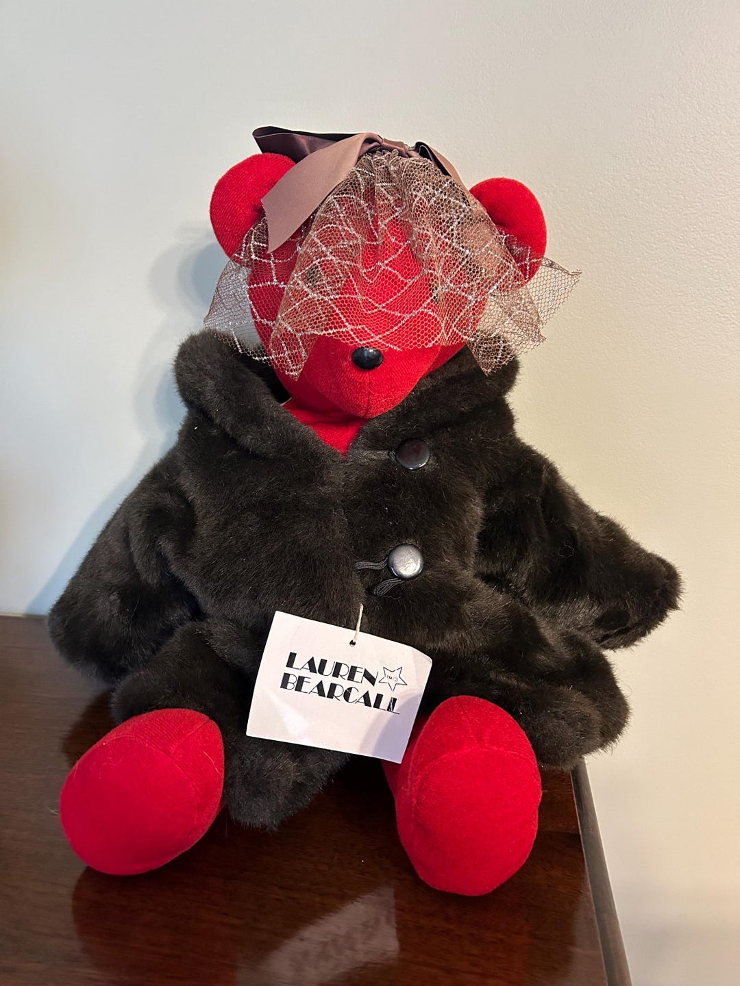 Vintage Lauren Bearcall Stuffed Bear, North American Bear Company, Very ...