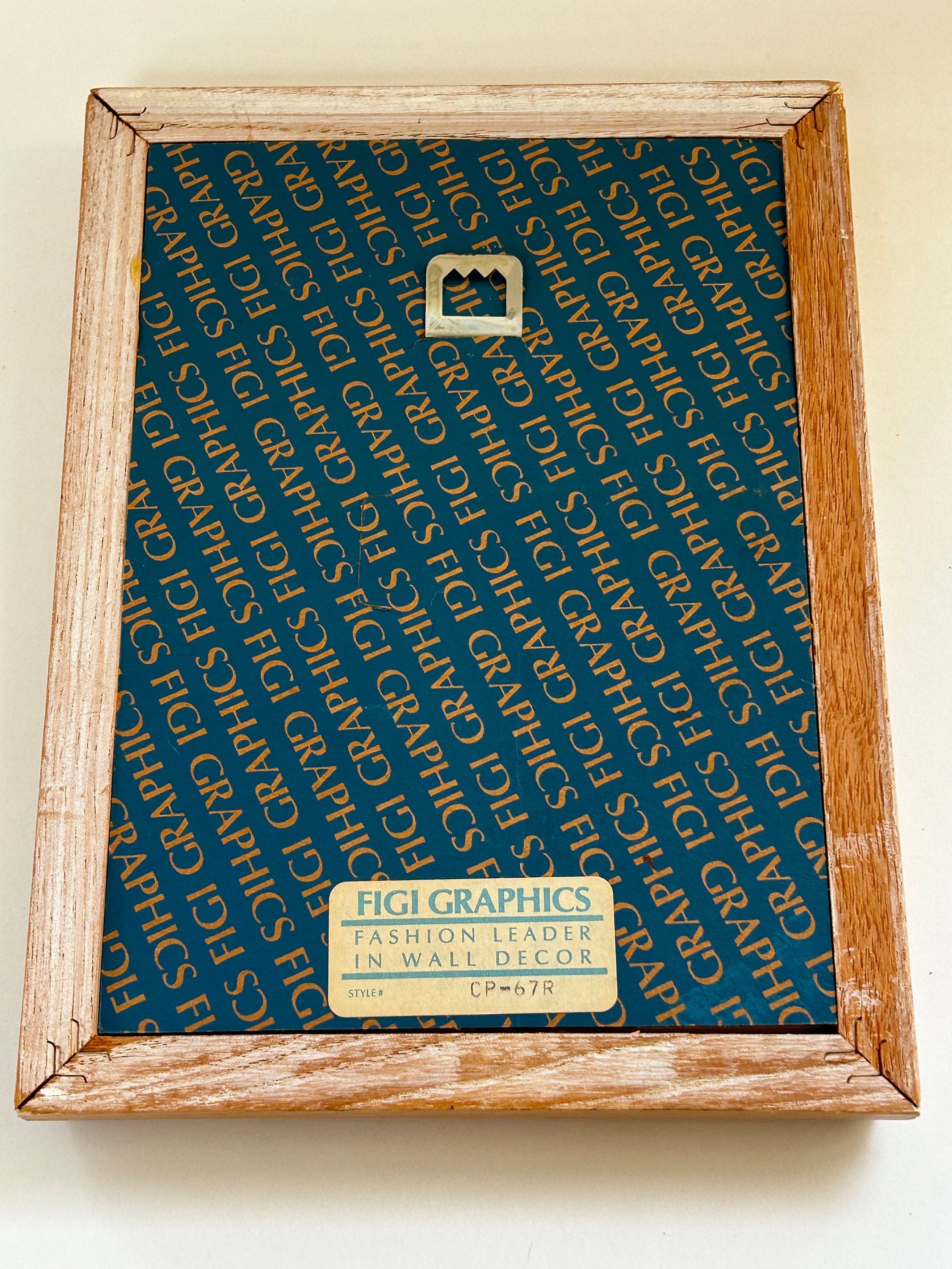 Vintage FIGI Graphics Southwest 3D Cast Paper Art Feather Signed WESS ...