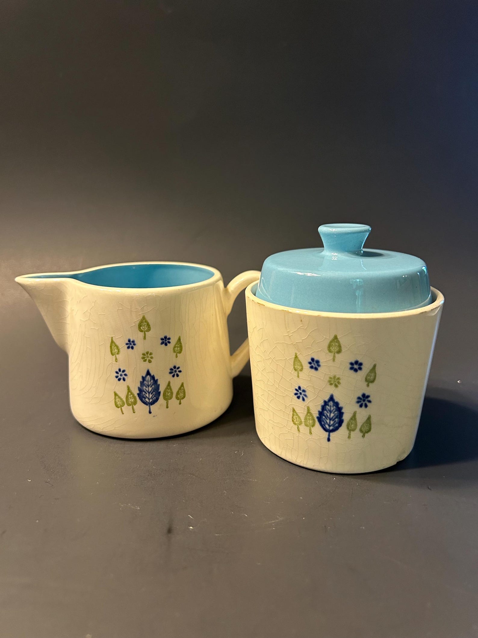 Swiss Alpine Sugar Bowl and Creamer by Marcrest - Etsy