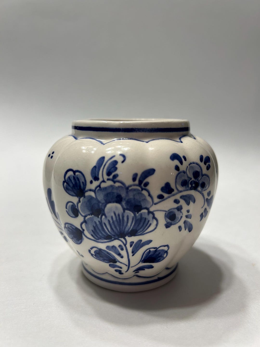 Delftse Pauw DP Delft Pottery Blue and White Vase Mold #69 Signed MS - Etsy