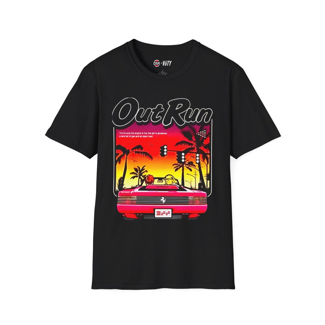 Outrun T-shirt - Etsy
