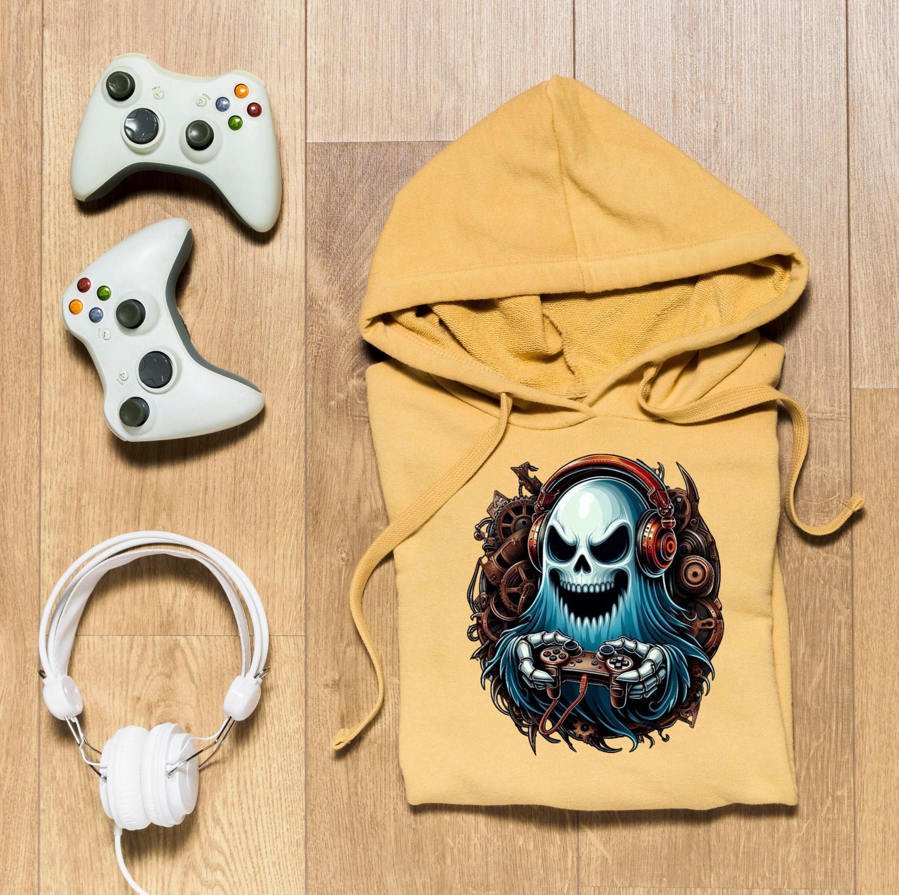 Scary Ghost Gamer Png, Video Game Png, Vintage Gamer Png, Retro ...