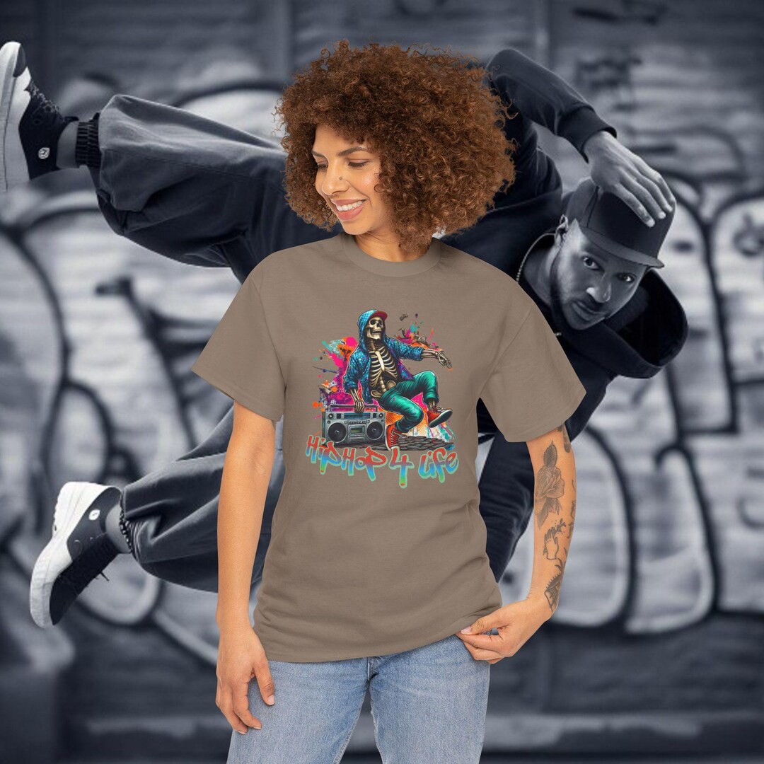 Vintage 80s Bboy Hip-hop Breakdancing Ghettoblaster T-shirt, Urban ...