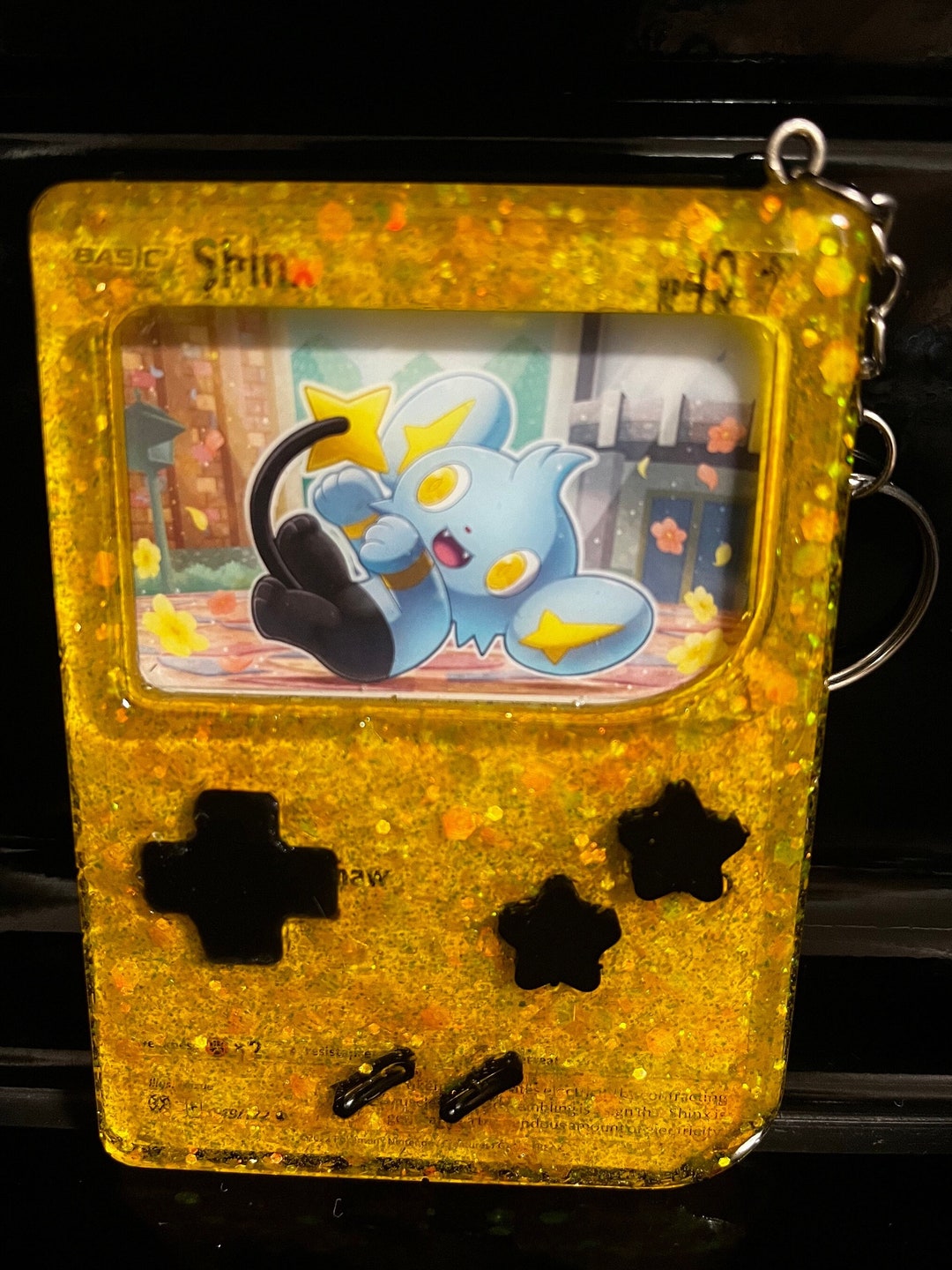 Handmade Lightening Type Pokemon Resin Gameboy Keychain - Etsy