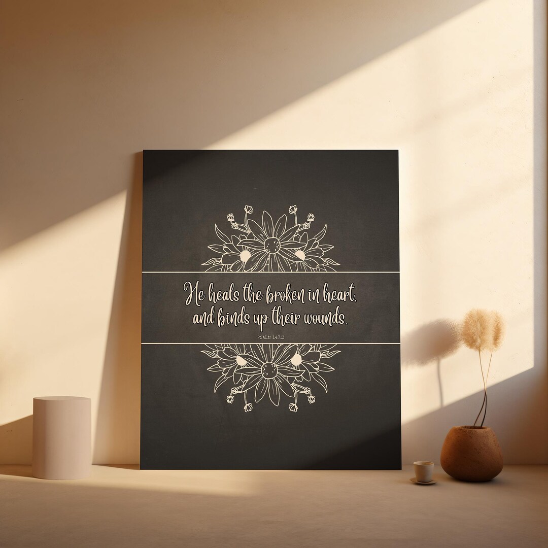 Bible Verse Chalk Art, Christian Scripture Digital Decor, Chalkboard ...