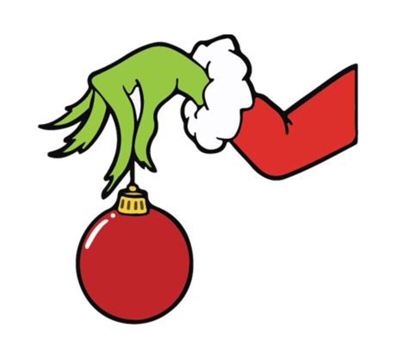 Grinch Hand SVG, PNG, Grinch Hand PNG, Christmas Grinch Hand, Grinch ...