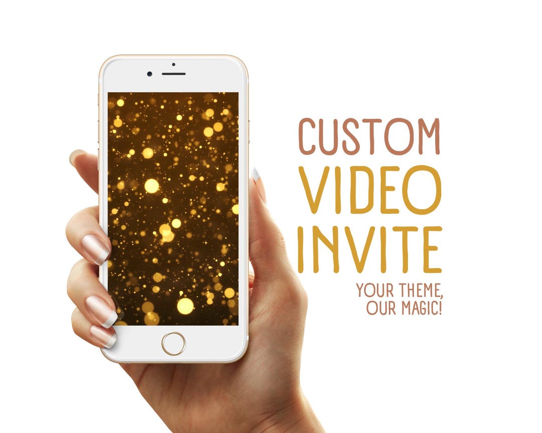 Custom Video Invitation | Personalized Digital Invite | Digital ...